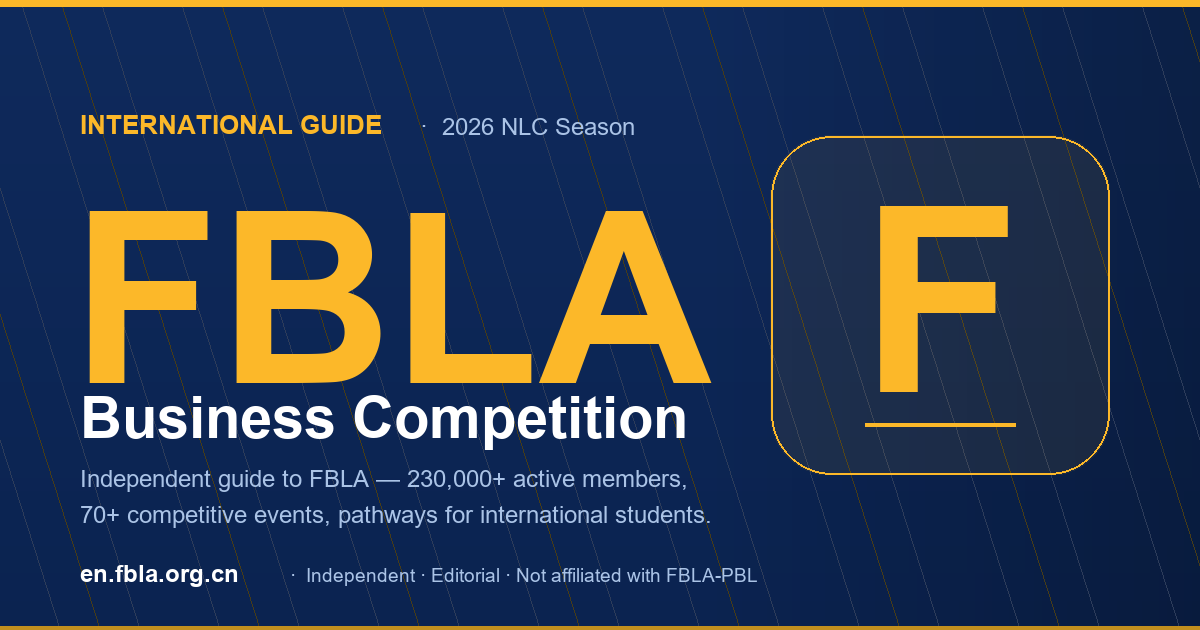 FBLA National Leadership Conferences - FBLA Business Competition